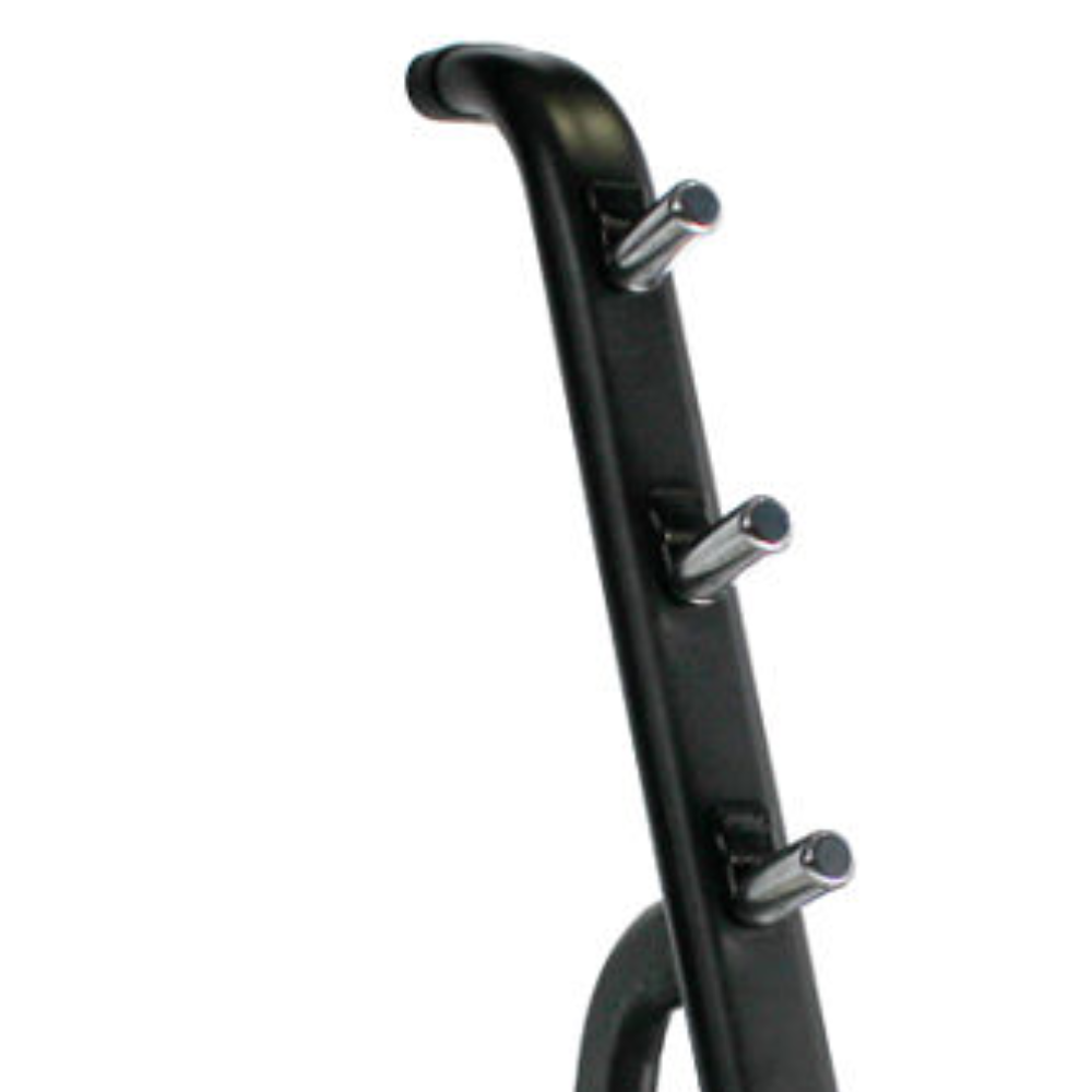 Rack Profesional Para 5 Barras De Peso Integrado