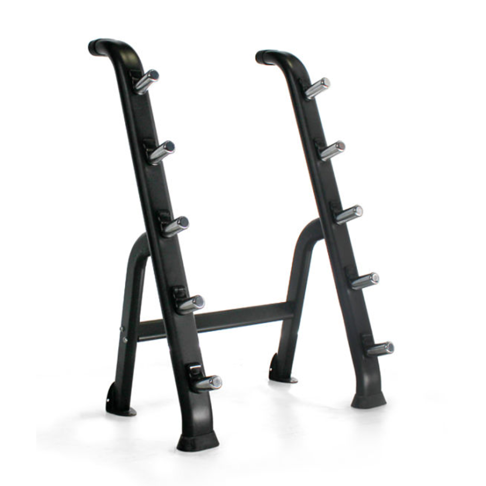 Rack Profesional Para 5 Barras De Peso Integrado