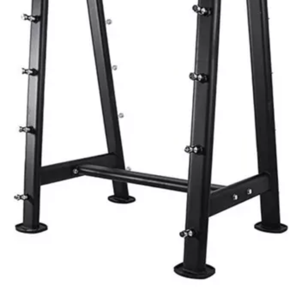 Rack Profesional Para 10 Barras De Peso Integrado