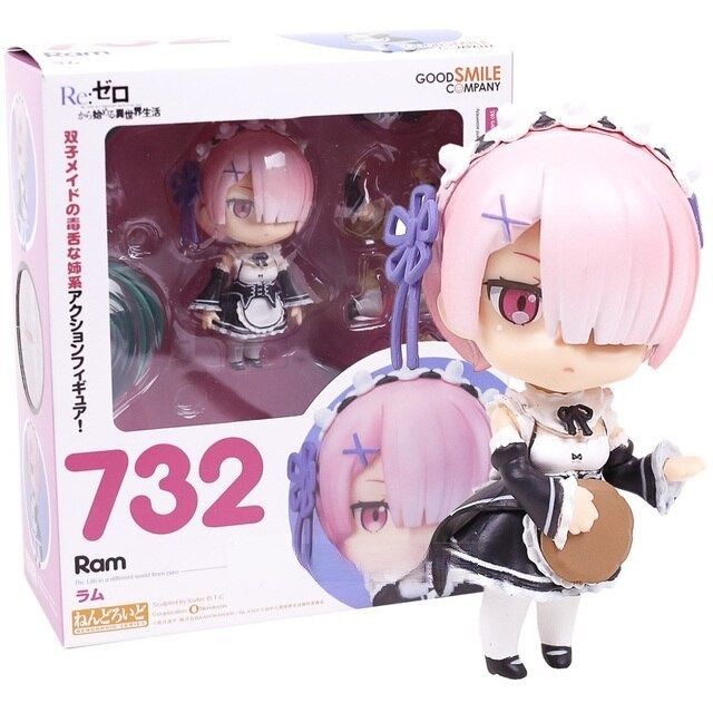 Ram 732 Re:zero Re Zero Nendoroid Figma Figura Anime Muñeco