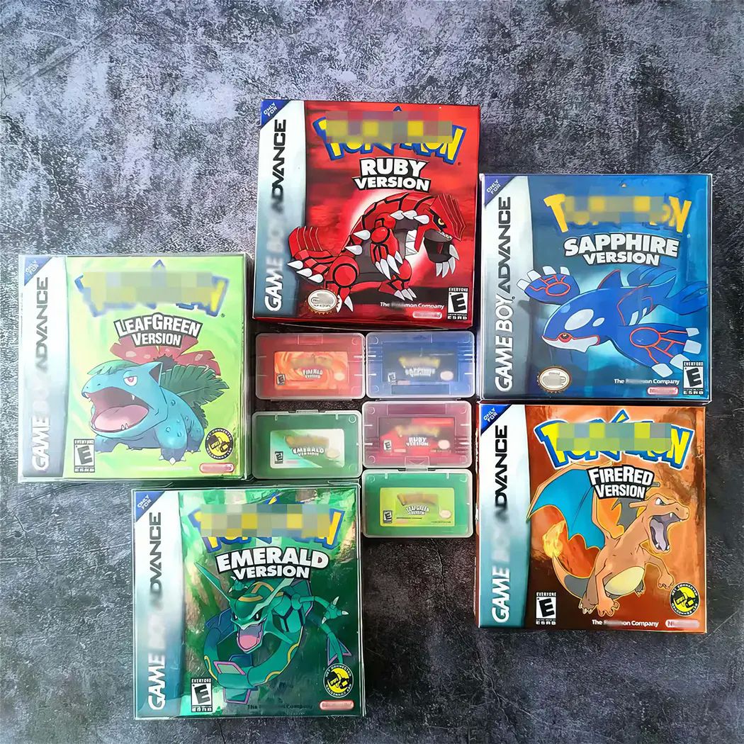 Pokémon Sapphire Gba Juego Físico En Caja Con Protección