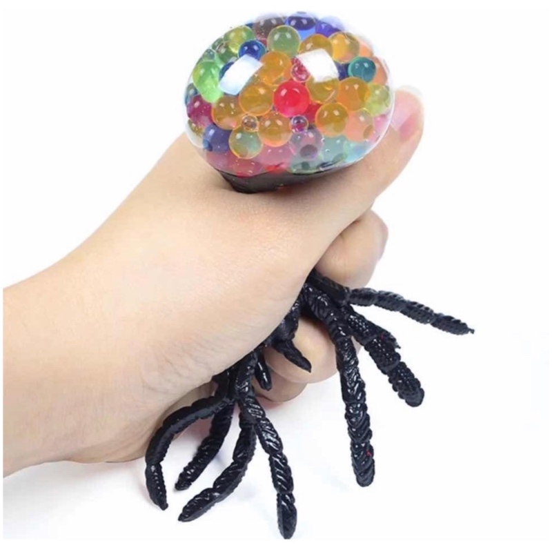 Araña De Hidrogel Squishy Jueguete Sensorial Antiestrés 6 Pz