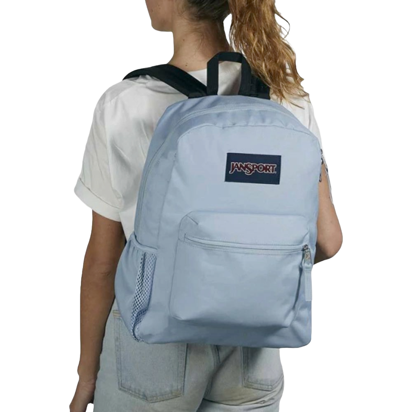 MOCHILA JANSPORT UNISEX AZUL JANSPORT CROSS TOWN JS0A47LW7G7