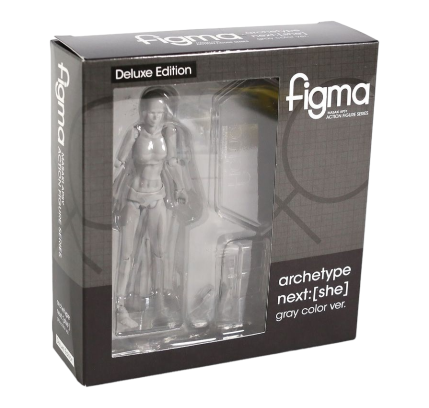 Archetype She Mujer Chan Body Delux Grey Gris Figma Figura