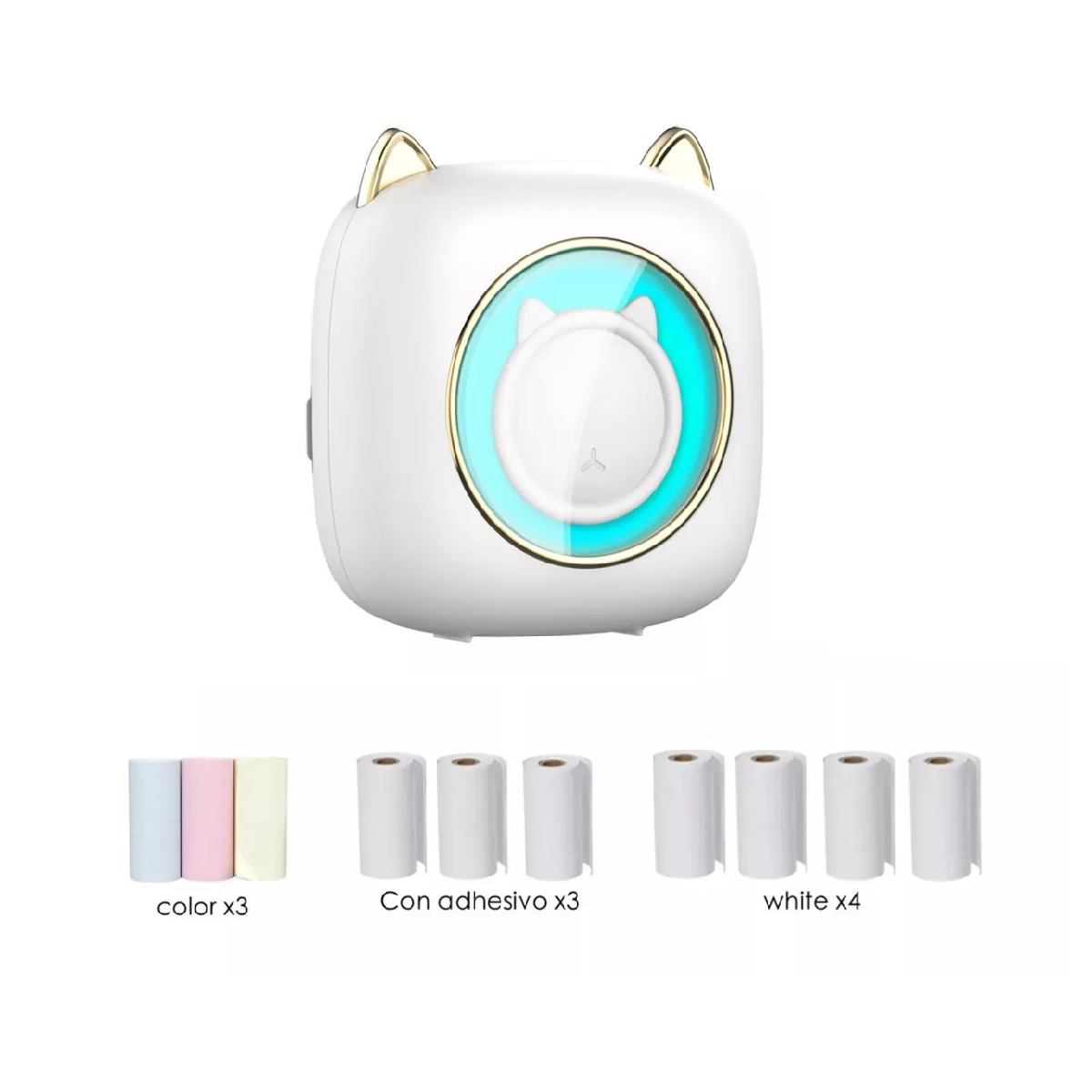 Mini Impresora Térmica Inalámbrica Con Bluetooth Portátil