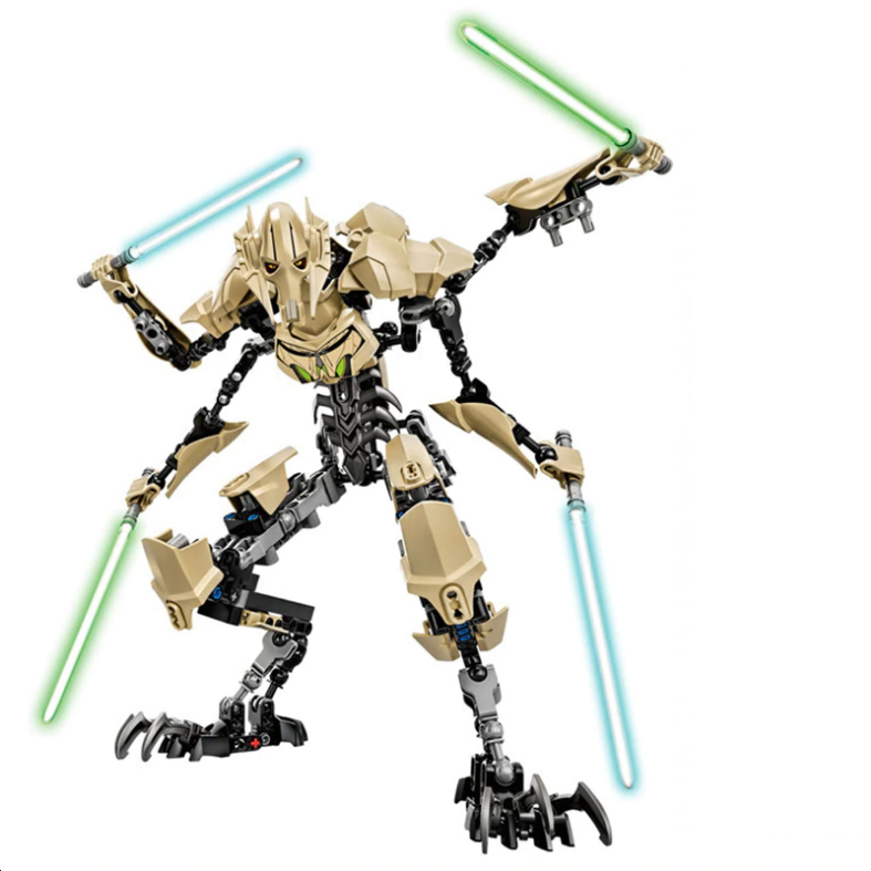 General Grievous Star Wars Figura Muñeco Armable Blocks