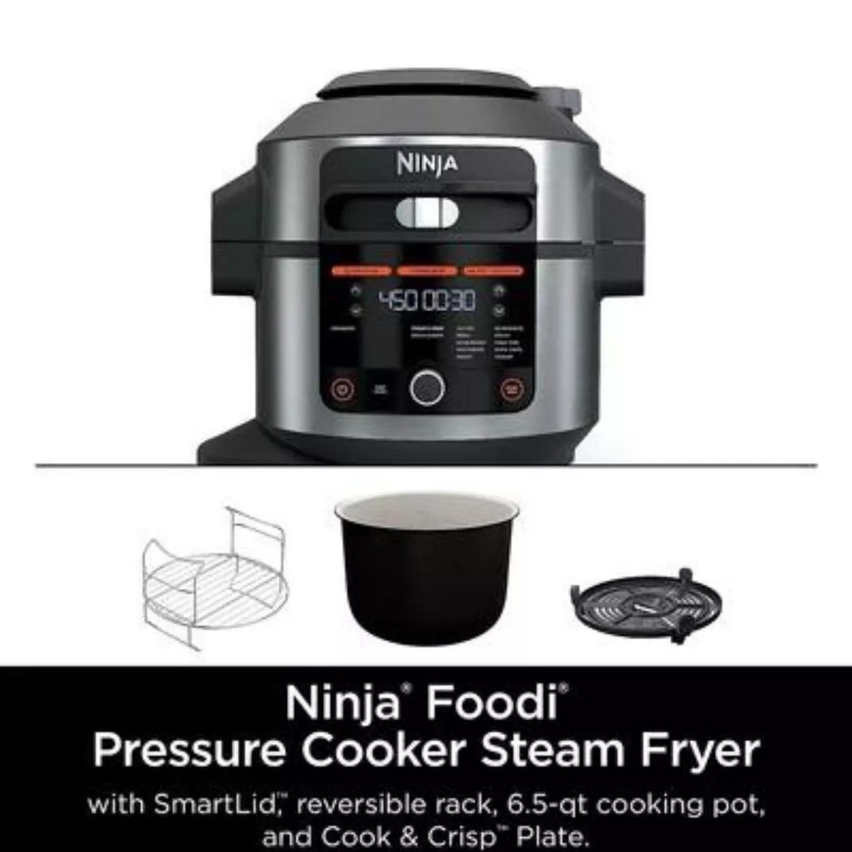 Ninja Foodi Freidora De Vapor Y Olla De Presión Xl Ol500