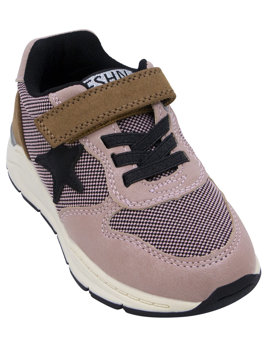 Tenis Para Niña Con Velcro Zapato Deportivo Diseño Europeo