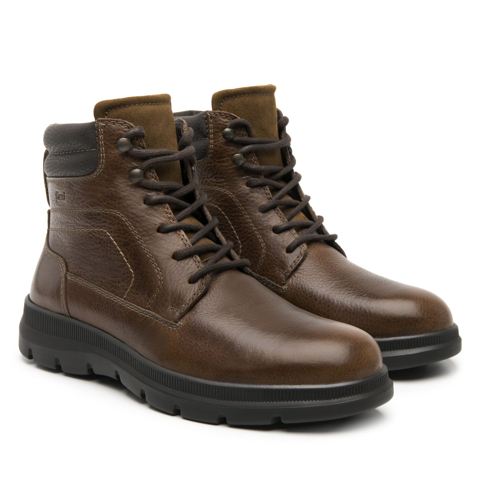 Botin Tan Outdoor Flexi Piel Original Hombre 416101 Confort