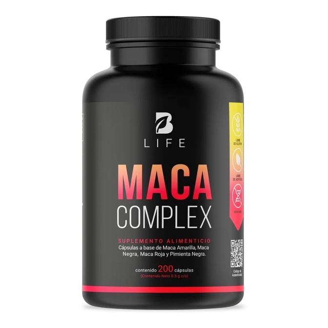 Mezcla de Maca Blife Maca Complex 200 Caps.