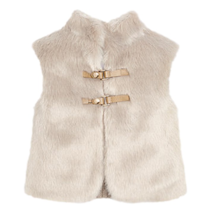 Chaleco Tricot Pelo Para Niña Marca Mayoral