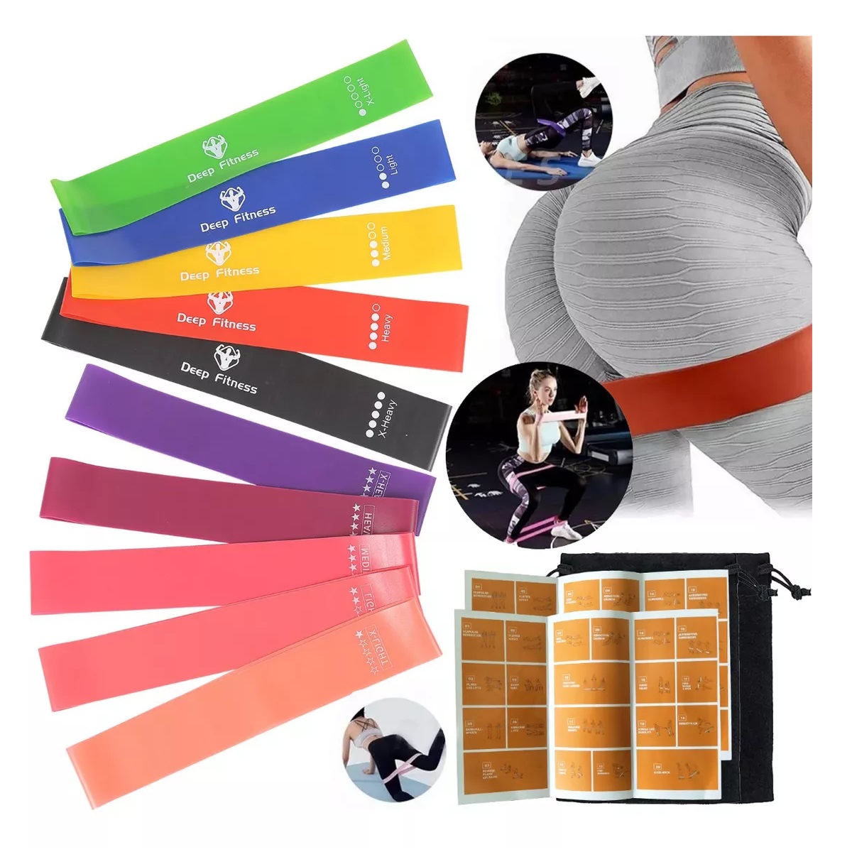 Kit Ligas De Resistencia Banda De Resistencia Ejercicio Yoga