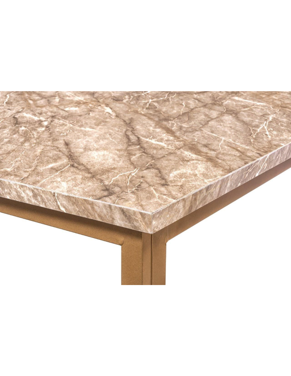Comedor Naya Oro 4 Sillas Tubulares