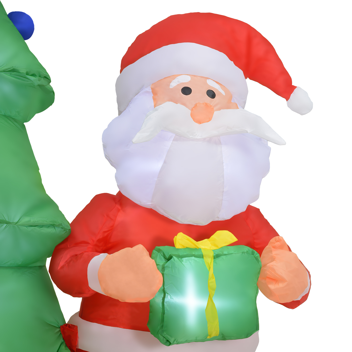 Inflable Navidad Santa Reno Arbol Luz Led Decoracion 1.5mts