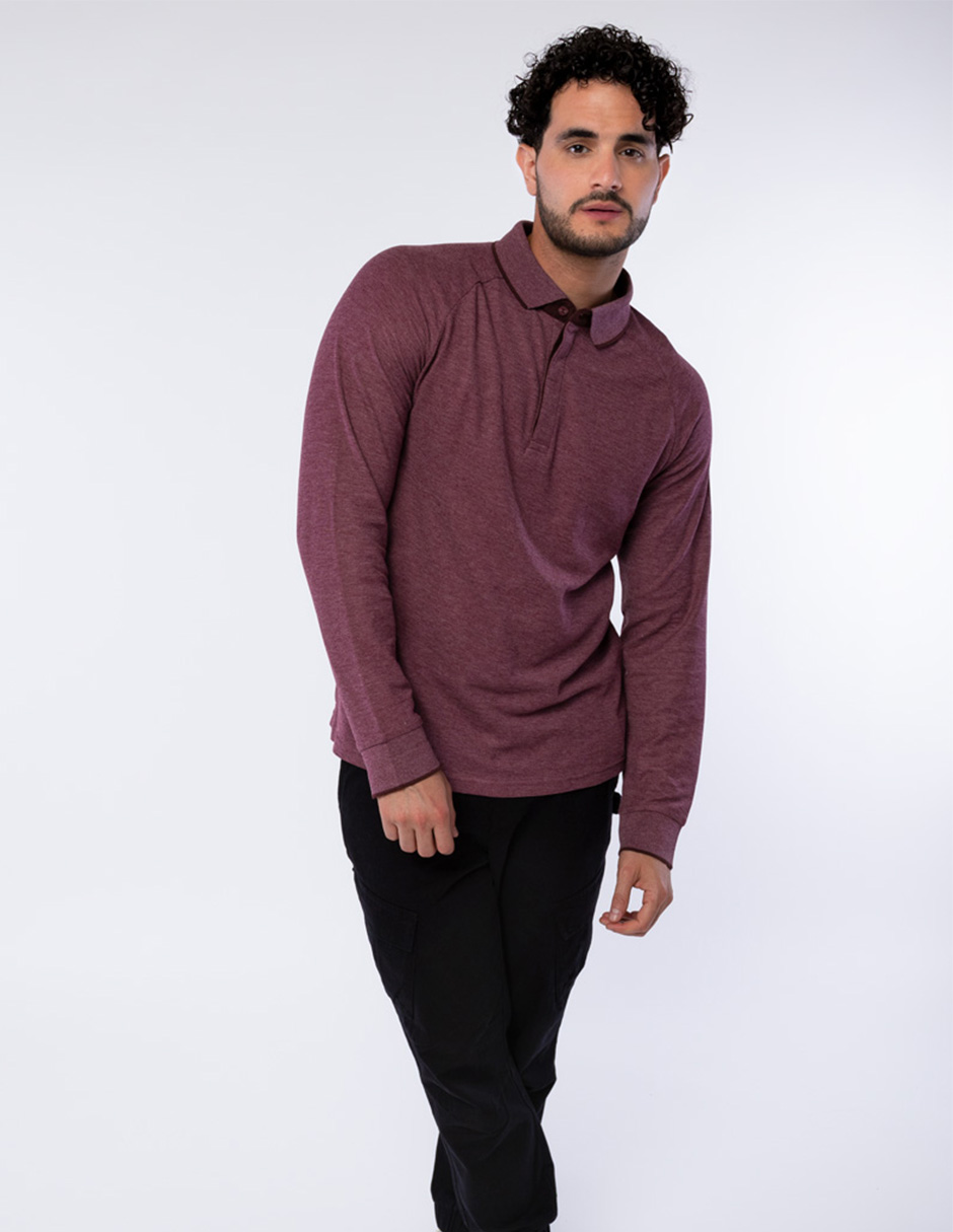 PLAYERA TIPO POLO DE MANGA LARGA PARA HOMBRE GENERRA