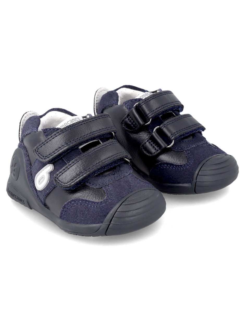 Zapato Biomecanics para niño color Azul. Cómodo y Deportivo