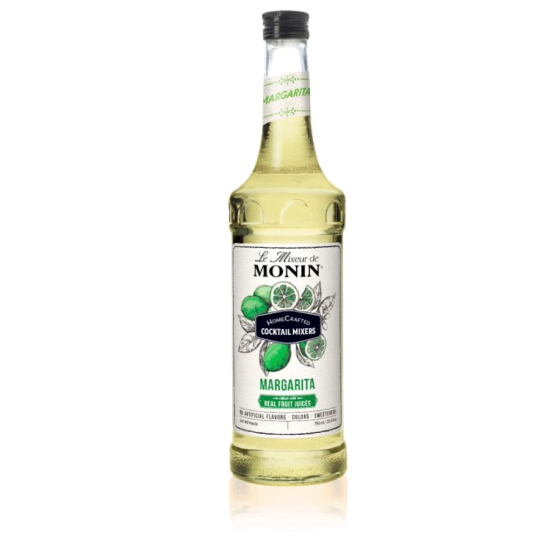 Monin Jarabe de Margarita en botella de Vidrio de 750 ml.