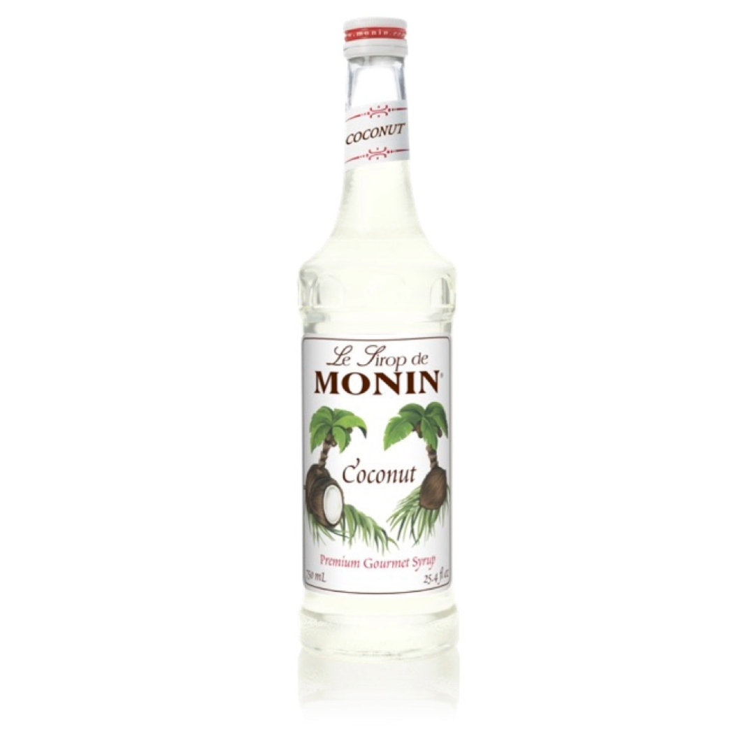 Monin Jarabe de Coco - Coconut en botella de Vidrio de 750 ml.