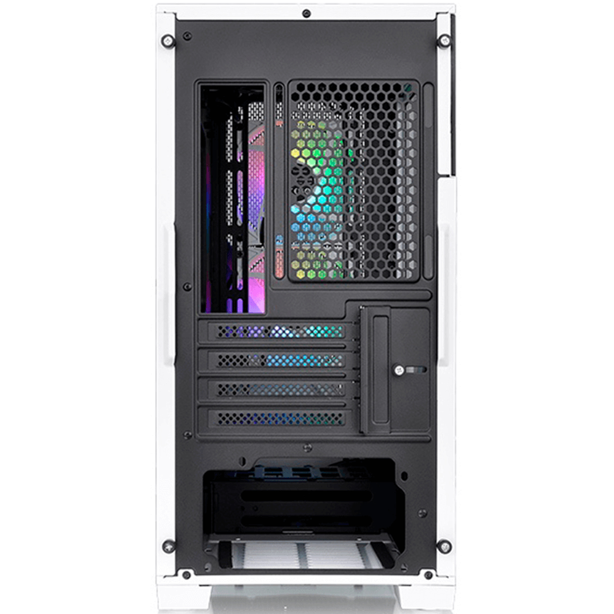 Gabinete Gamer THERMALTAKE Divider 170 TG ARGB Micro ATX 2 Fan Cristal ...