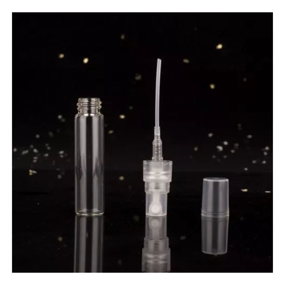 70 Pcs 10ml Mini Botellas Spray Perfume Vidrio Recargables Transparente