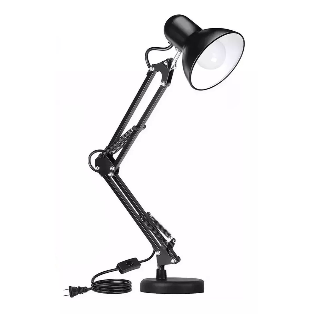 Lampara de escritorio extensible Negra