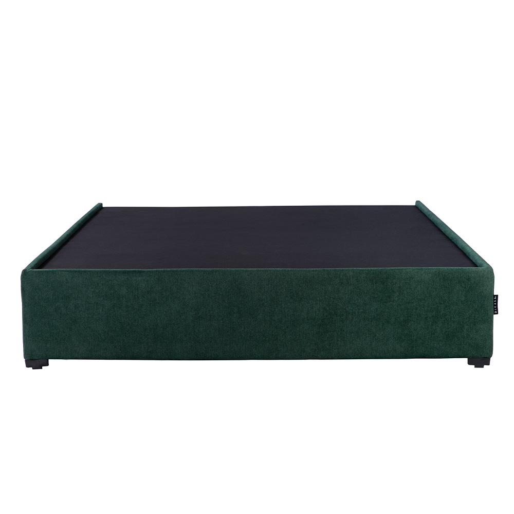 Colchón Queen Size Restonic Vail Con Cabecera Dicasa Davos Y Base Cama