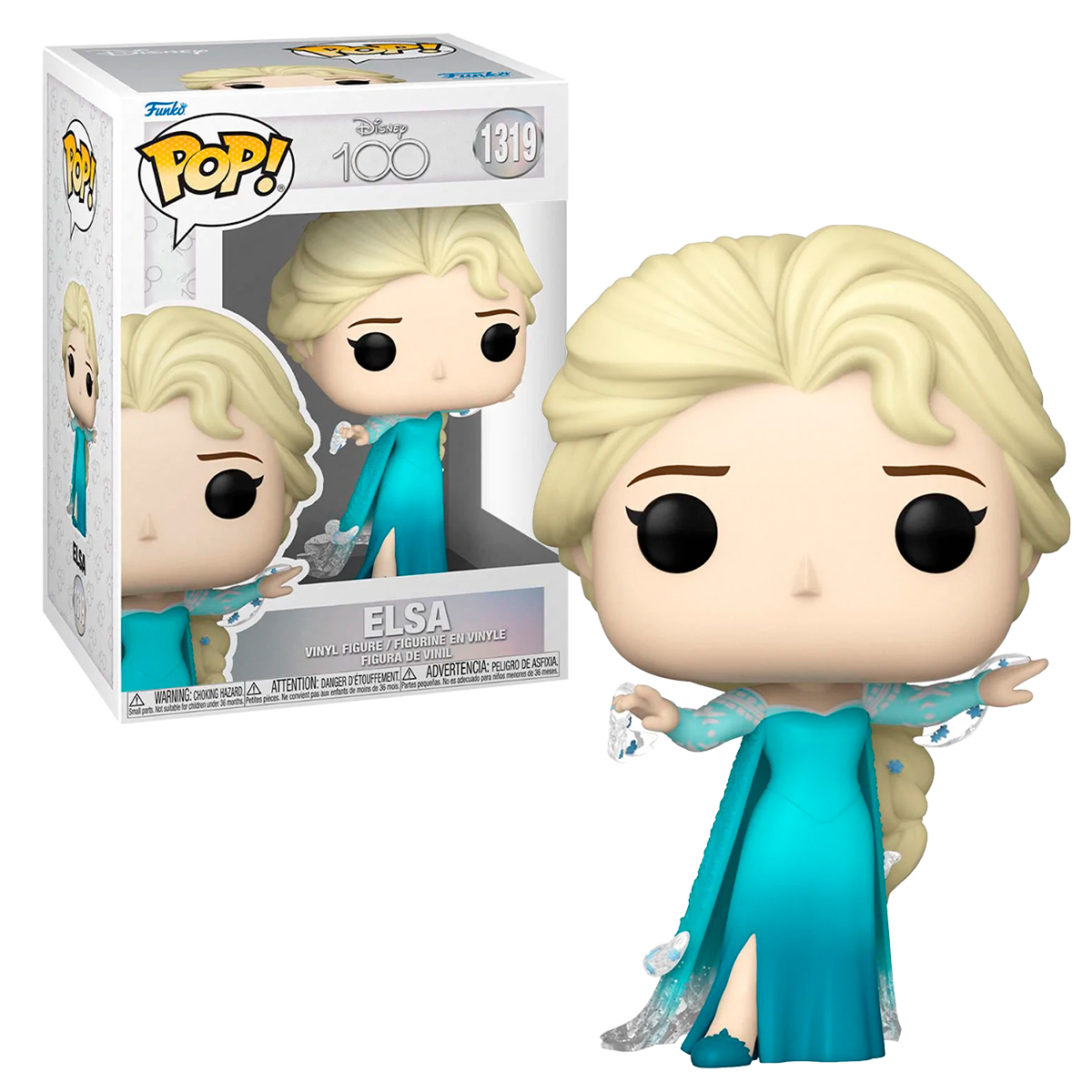 Funko Pop Elsa #1319 Frozen Aniversario 100 Años Disney Figura Original