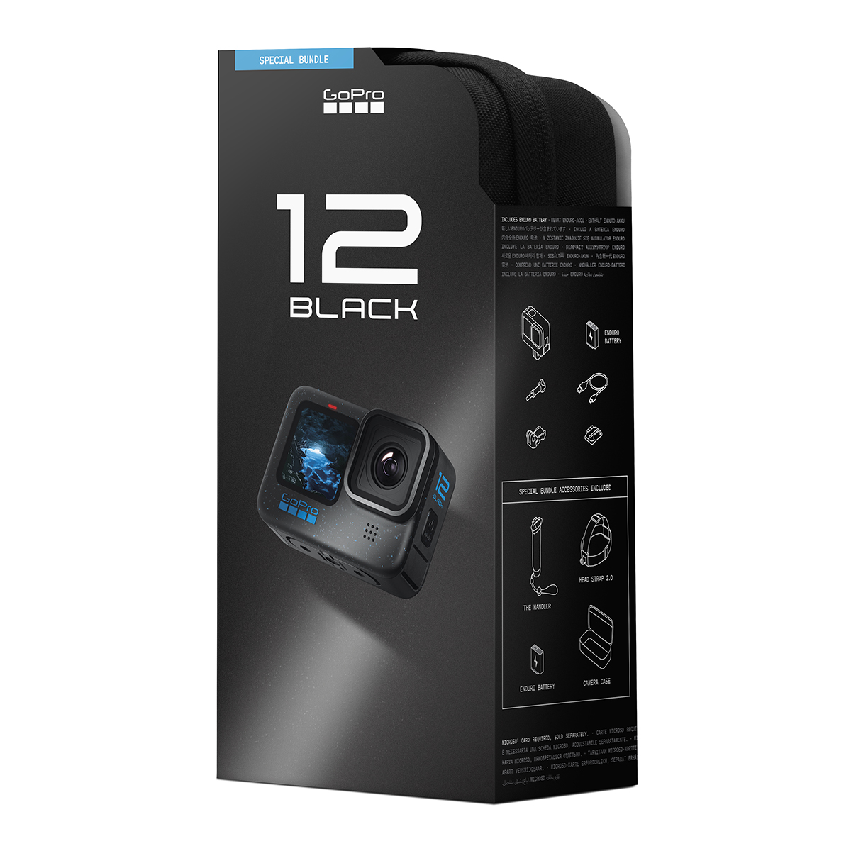 Pack Cámara GoPro Hero12 Black + Kit de accesorios