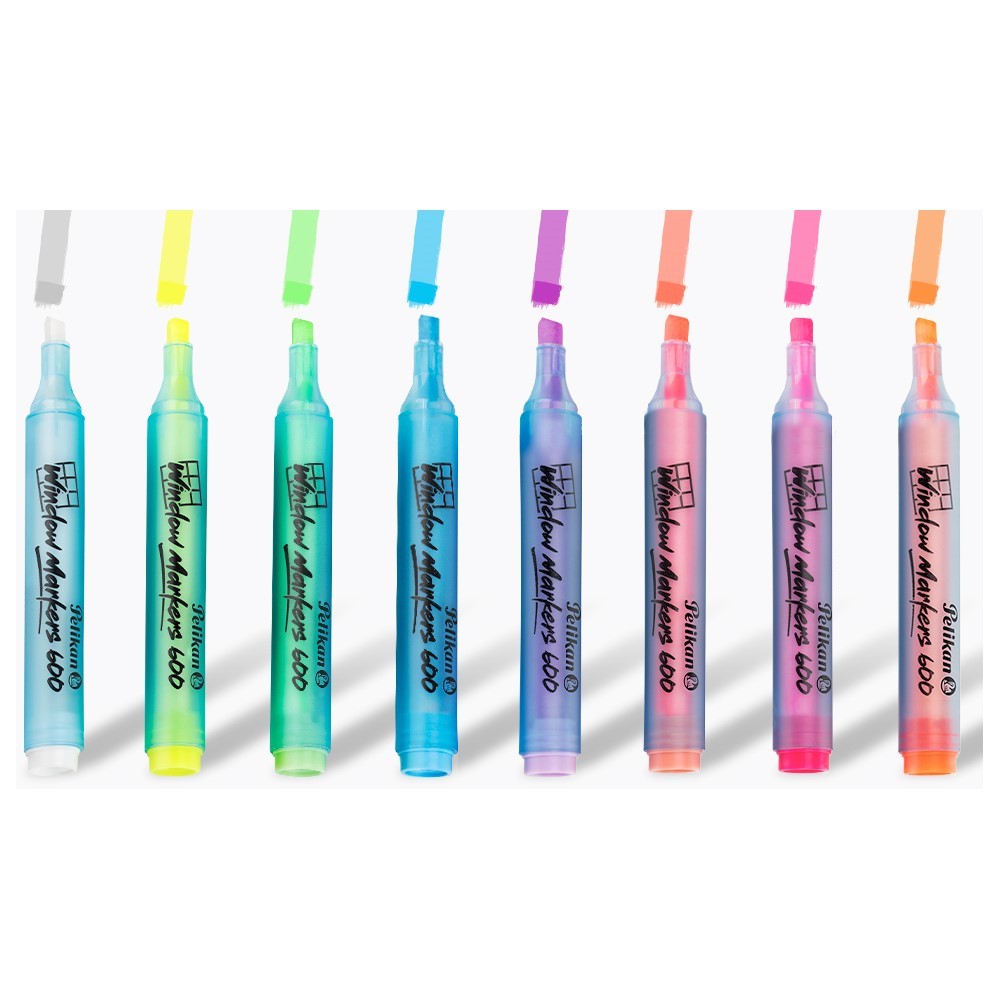 Pelikan Marcadores Para Vidrio, Rotuladores Window Markers 600, Ideal ...
