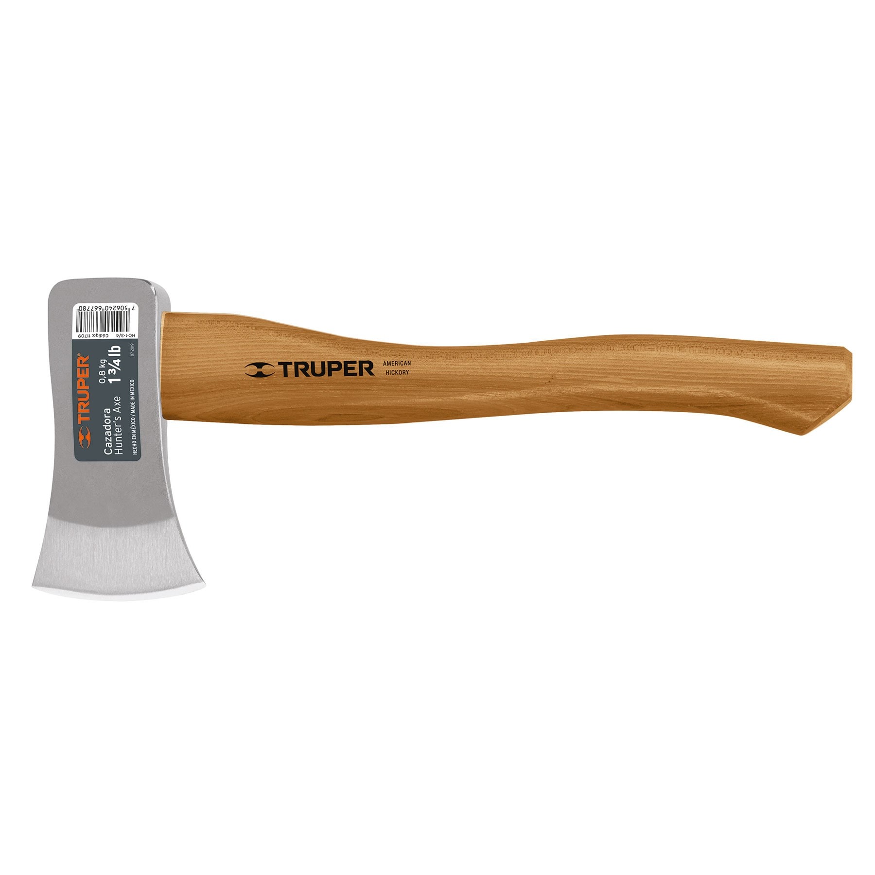 HACHA CAZADORA 1-3/4 LB, MANGO HICKORY 18", TRUPER 11709