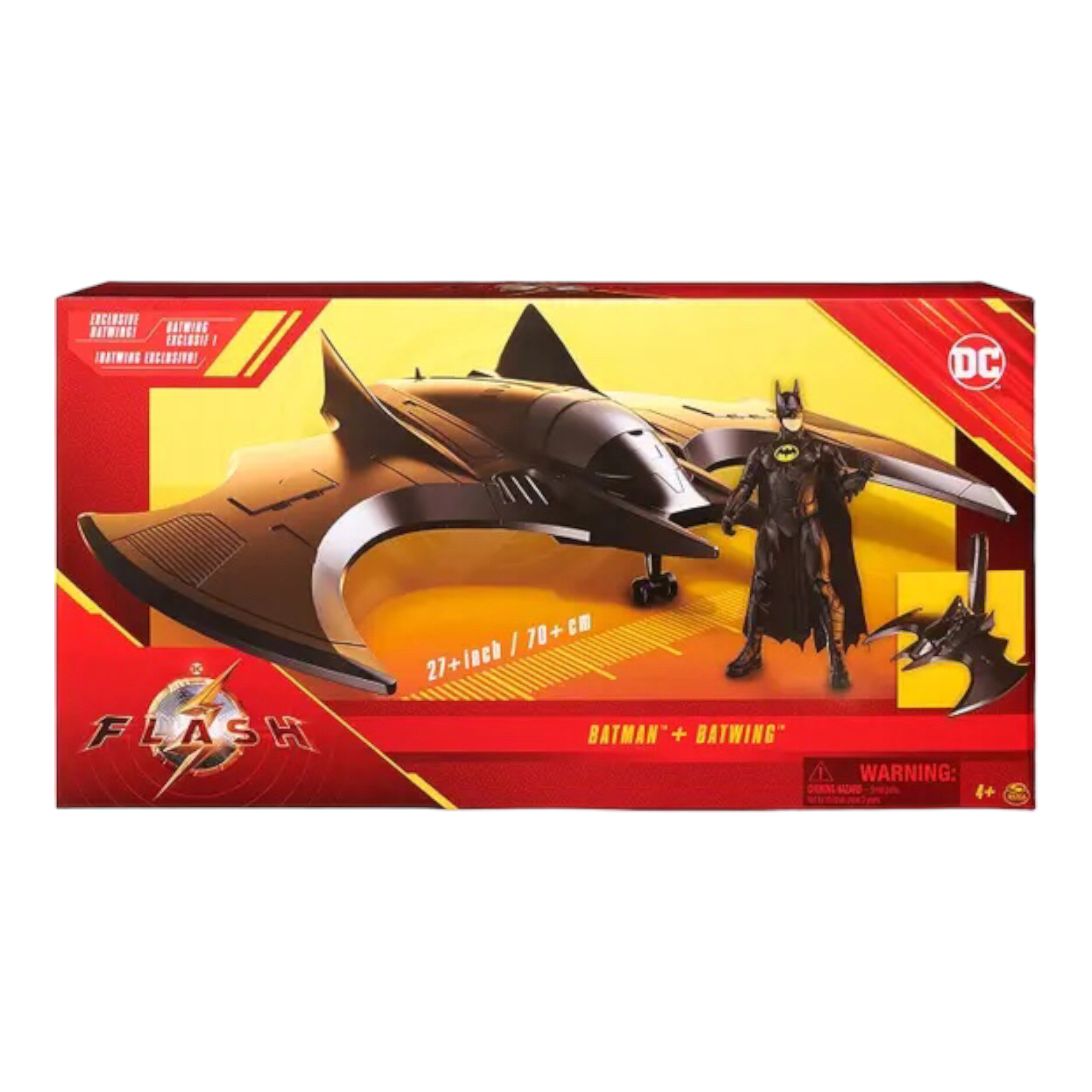 DC Flash The Movie Batman + Batwing Spin Master