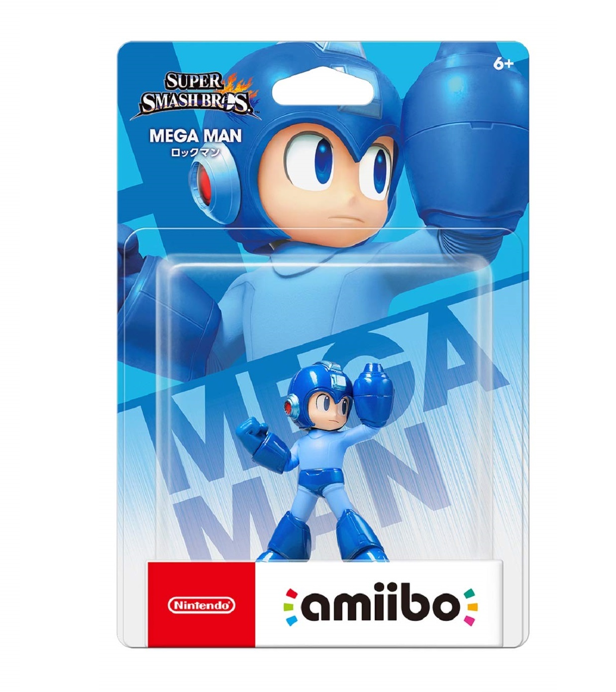 Figura Amiibo Nintendo Megaman Super Smash Bros