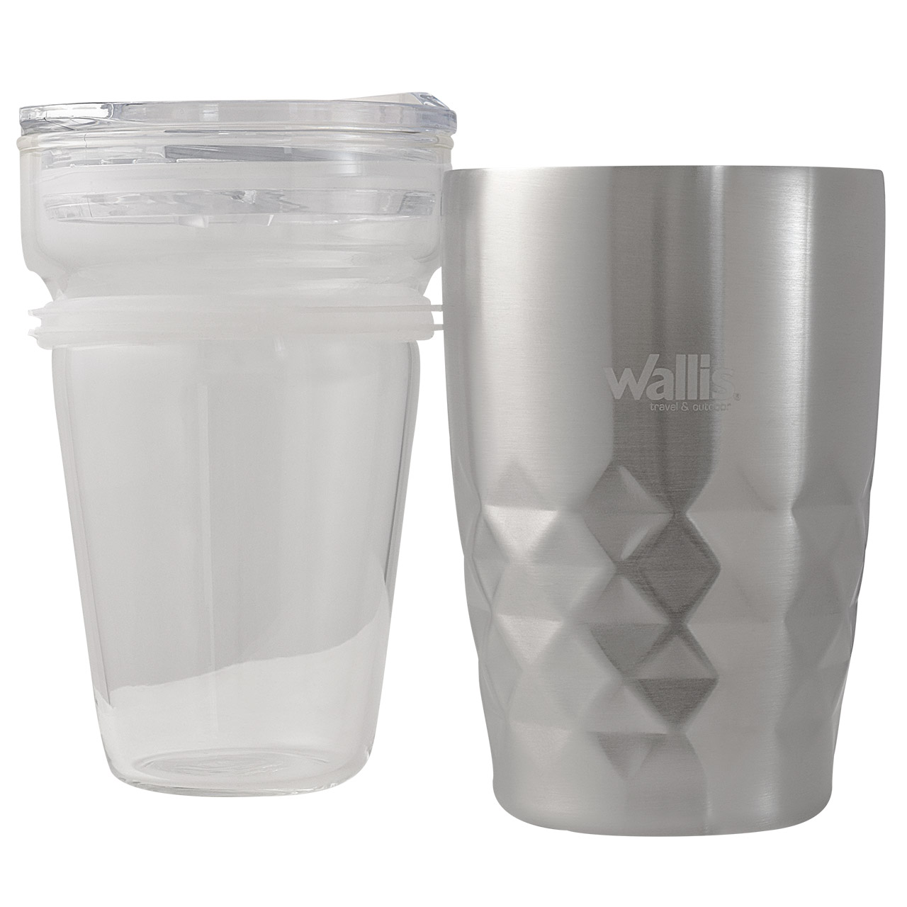 Termo con protector deslizante, 350 ml, acabado acero