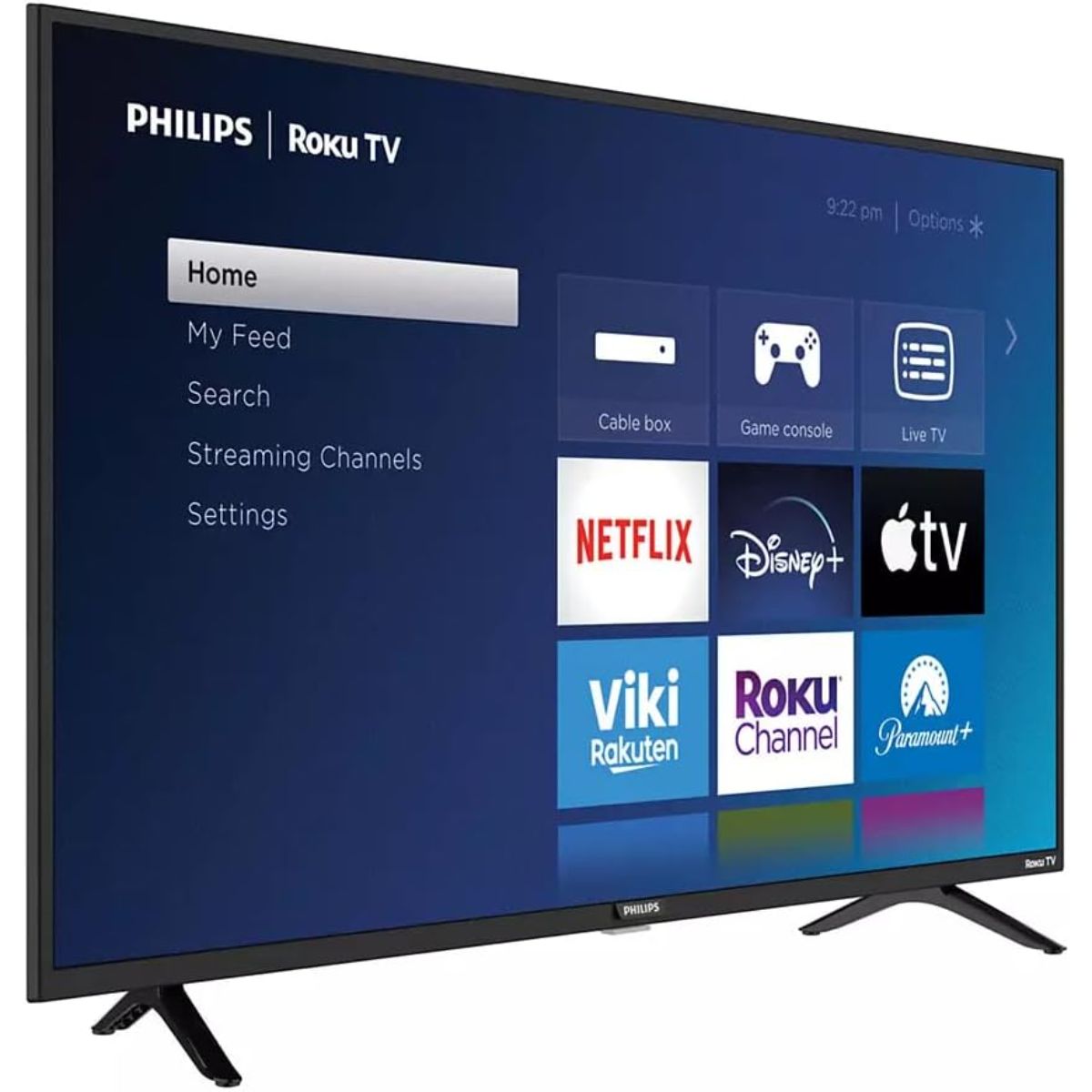 Philips 43 Class 4K Ultra HD (2160p) Roku Smart Led TV (Reacondicionado)