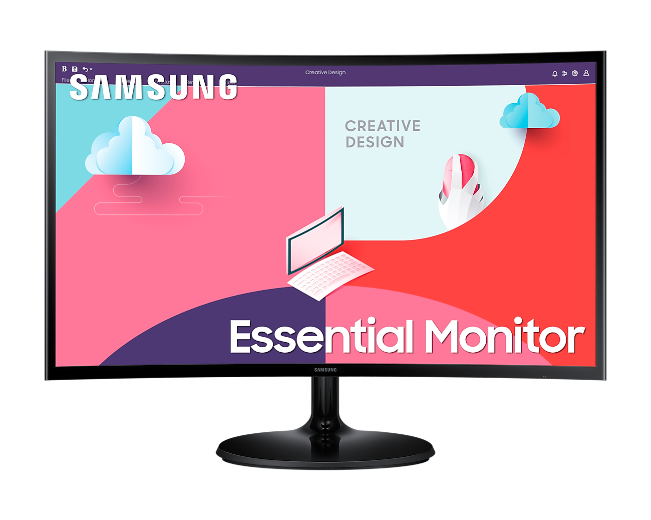 Monitor Samsung 27" CURVO 1800R, 1920x1080, 75Hz, 4ms LS27C360EALXZX