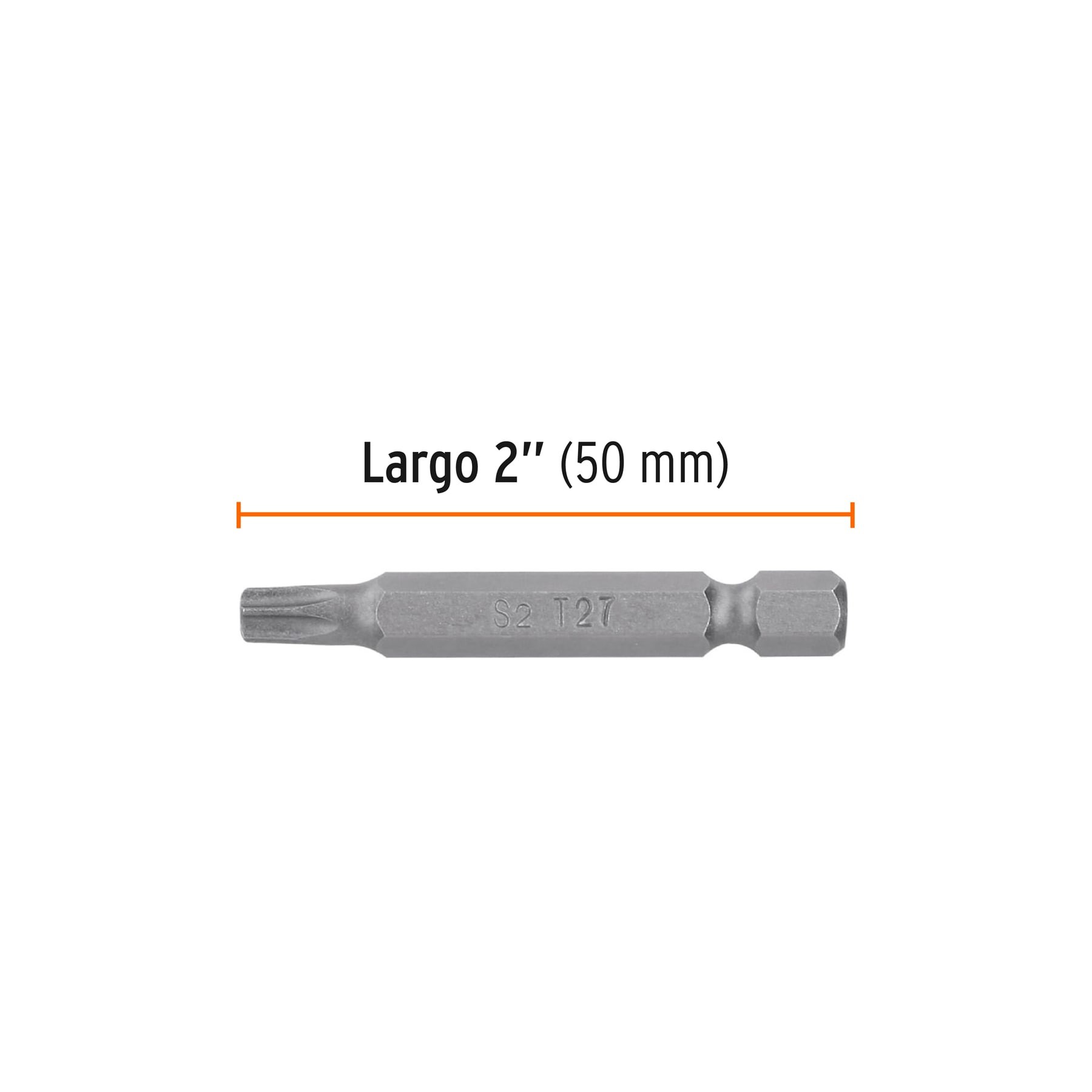 ESTUCHE CON 5 PUNTAS TORX T27 LARGO 2", TRUPER EXPERT 12260