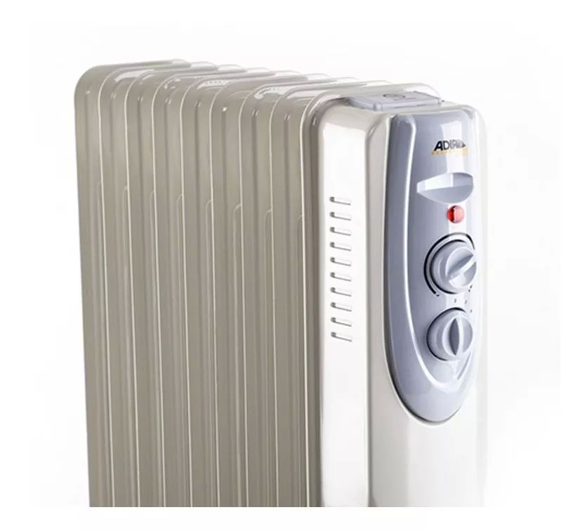 Calefactor Radiador Adir 4800 De Aceite Color Blanco
