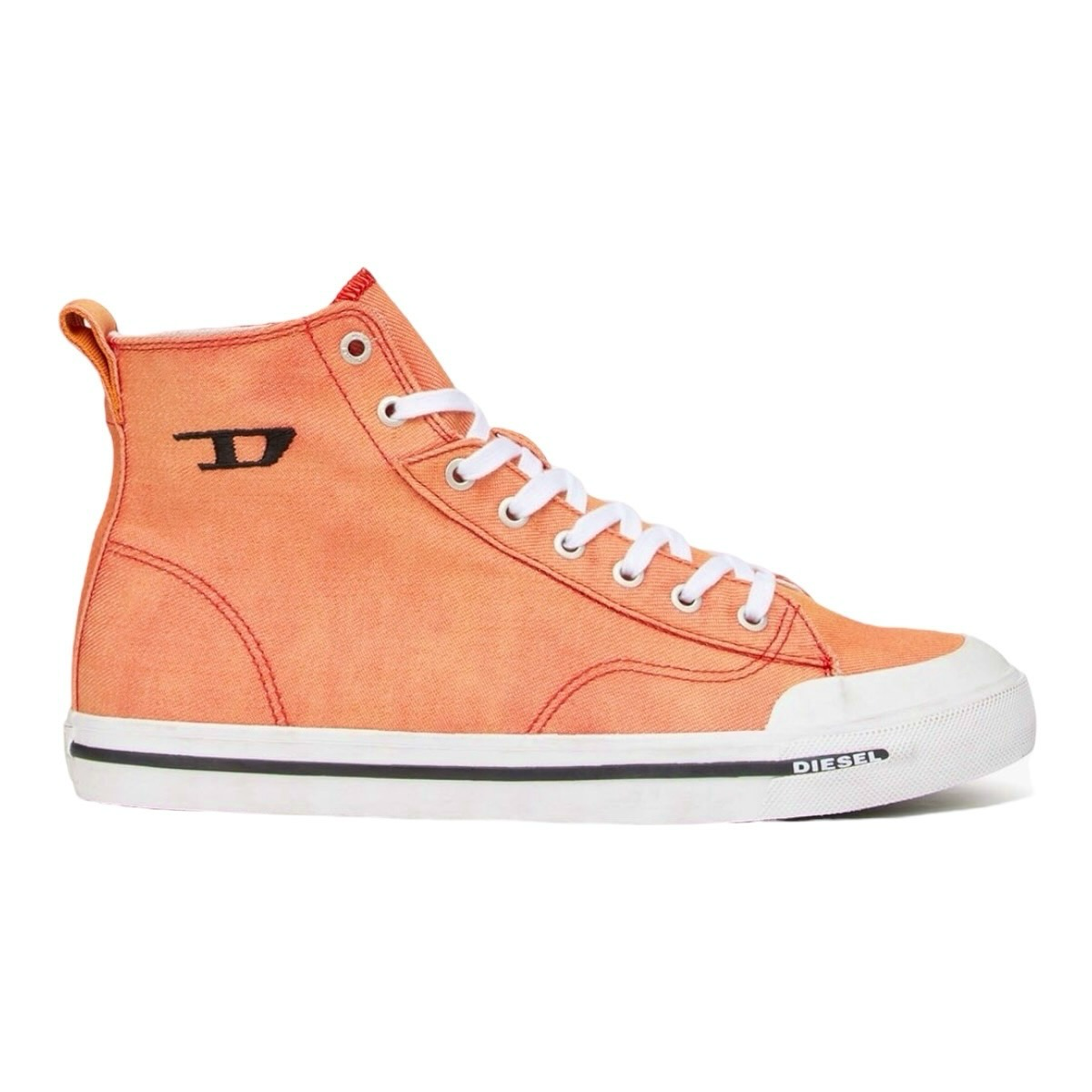 Zapatillas Diesel S-athos Mid Molten Color Naranja Para Hombre - Originales