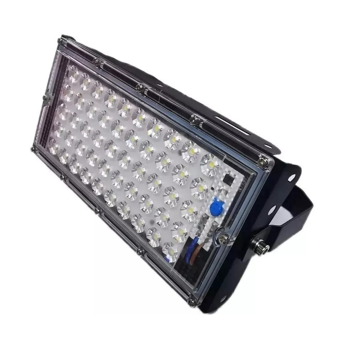 Reflector Neon Led Uv Luz Negra 50w Con Lupa Ip65 127v