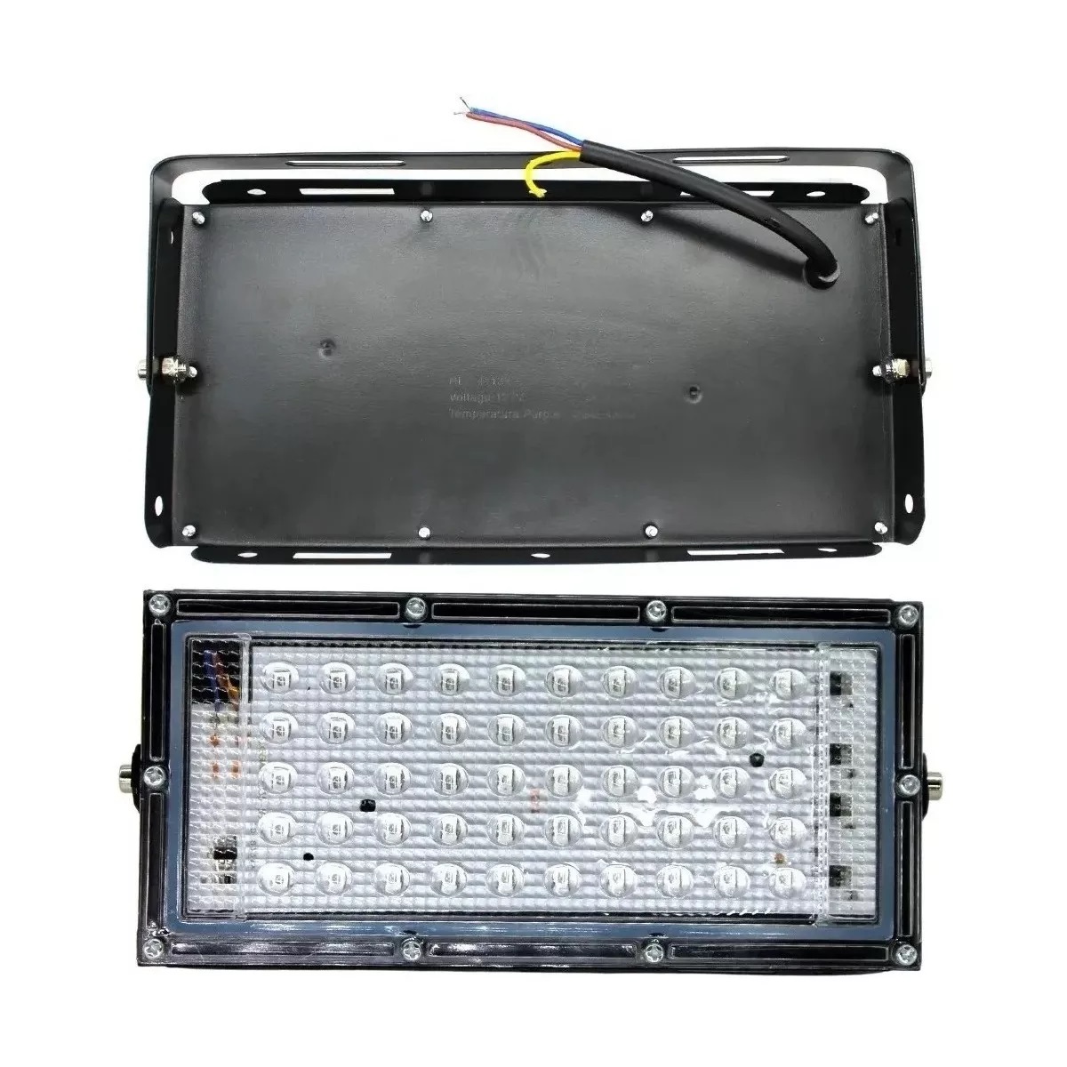 Reflector Neon Led Uv Luz Negra 50w Con Lupa Ip65 127v