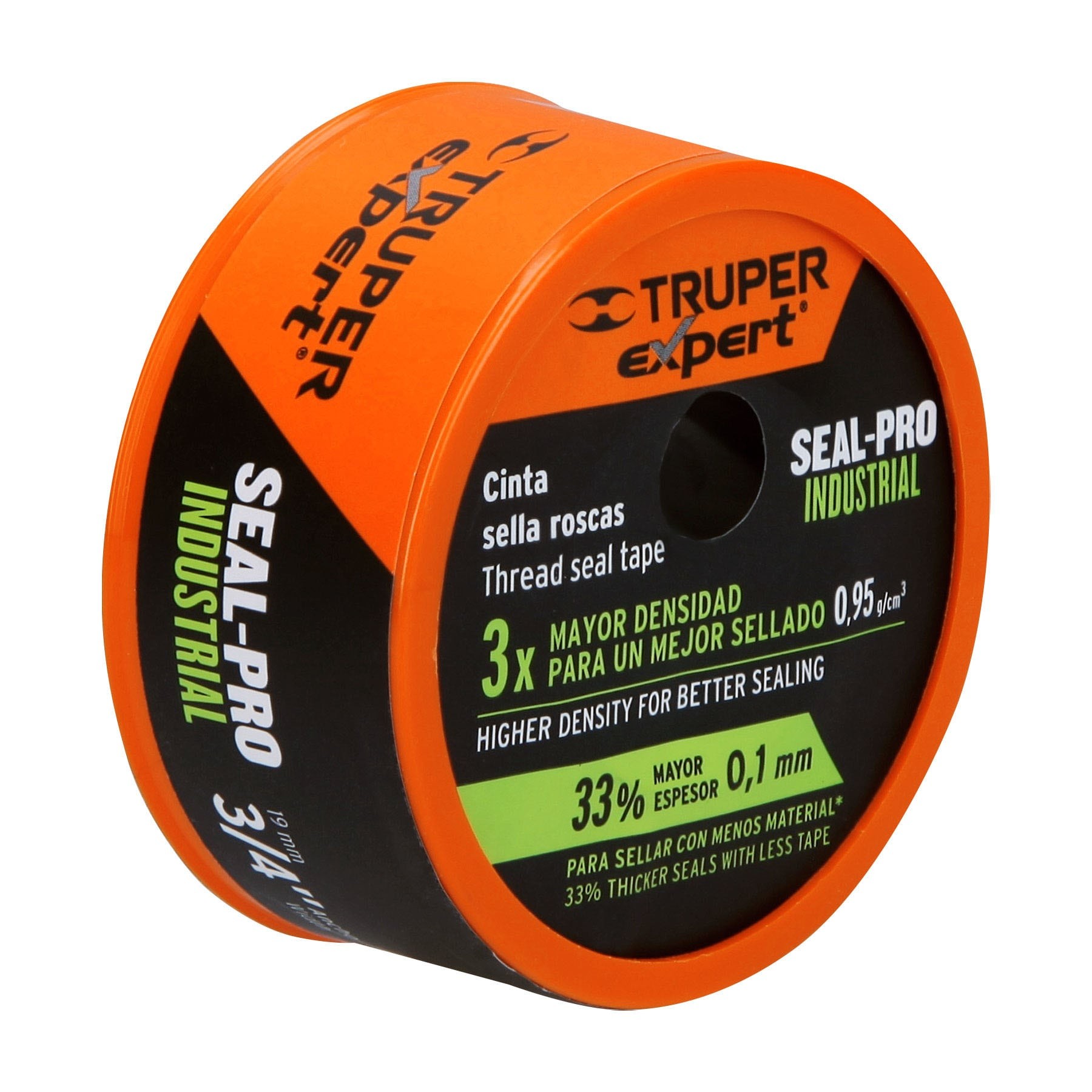 CINTA SELLA ROSCAS 3/4" X 13 M DE LARGO, INDUSTRIAL, TRUPER EXPERT
