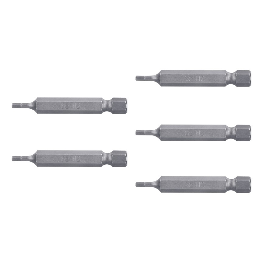 ESTUCHE CON 5 PUNTAS HEXAGONALES DE 2 MM LARGO 2", TRUPER EXPERT