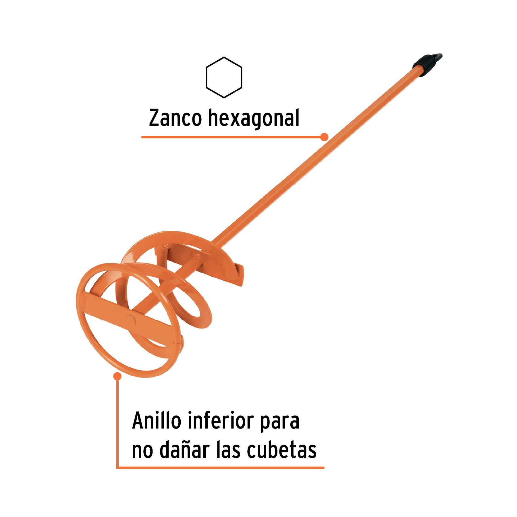 REVOLVEDOR DE PINTURA, 100 MM DIÁMETRO, TRUPER 15824