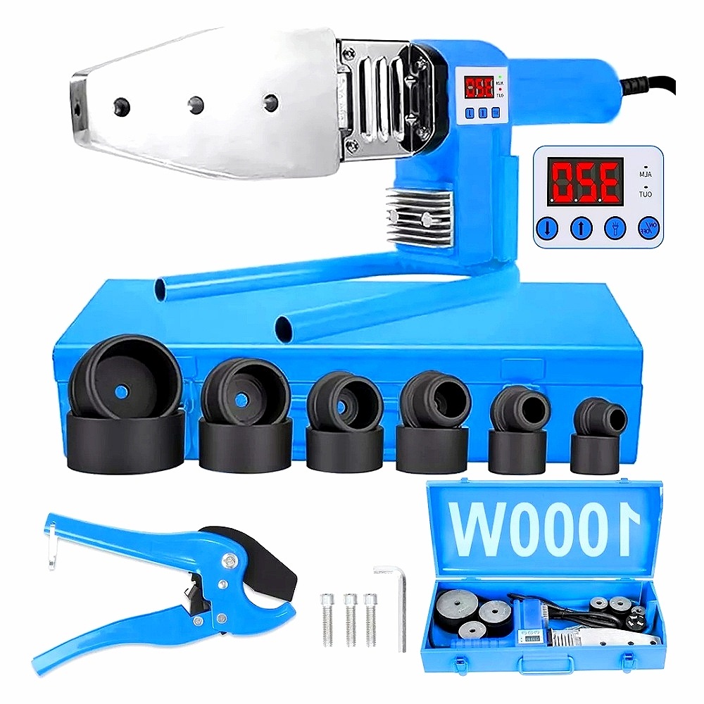 Termofusor Kit 1000w Pantalla Digital De Con 6 Dados+tijeras