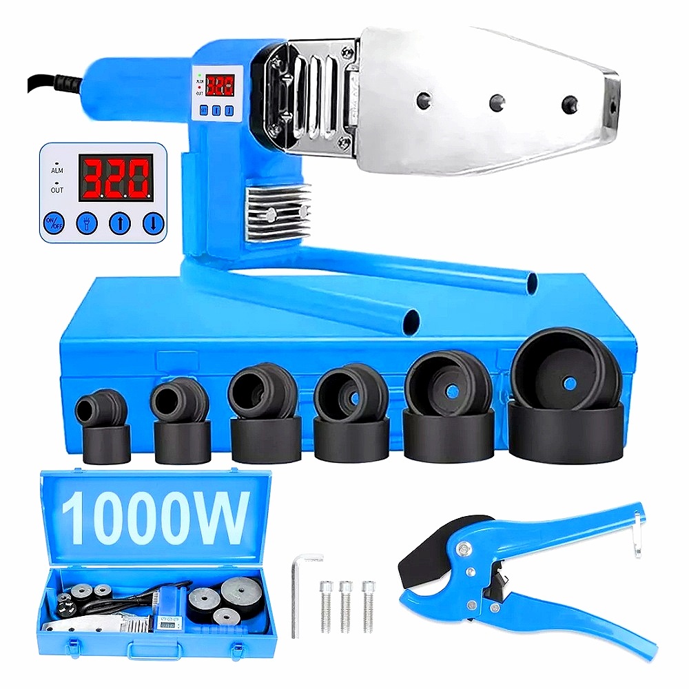 Termofusor Kit 1000w Pantalla Digital De Con 6 Dados+tijeras