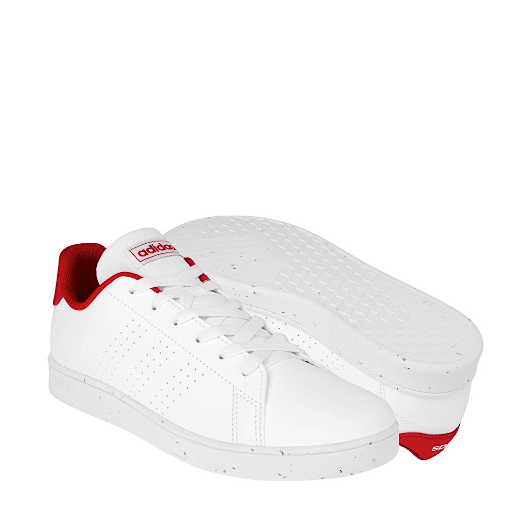 TENIS JOVEN ADIDAS ADVANTAGE H06179 SIMIPIEL BLANCO