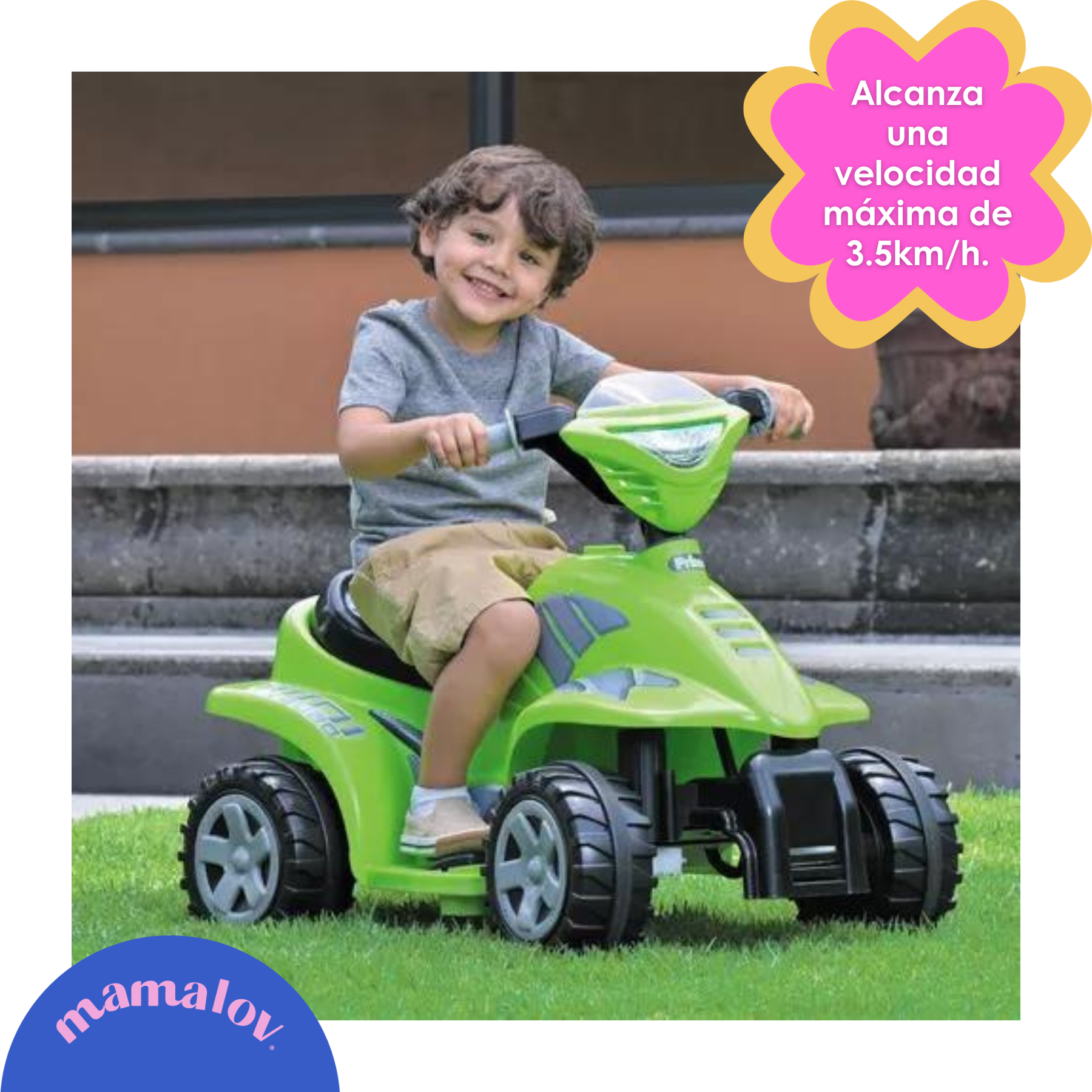 Montable Prinsel Moto Cross Premium Unisex - Verde