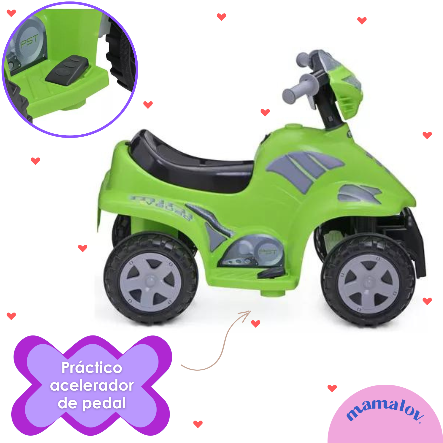 Montable Prinsel Moto Cross Premium Unisex - Verde