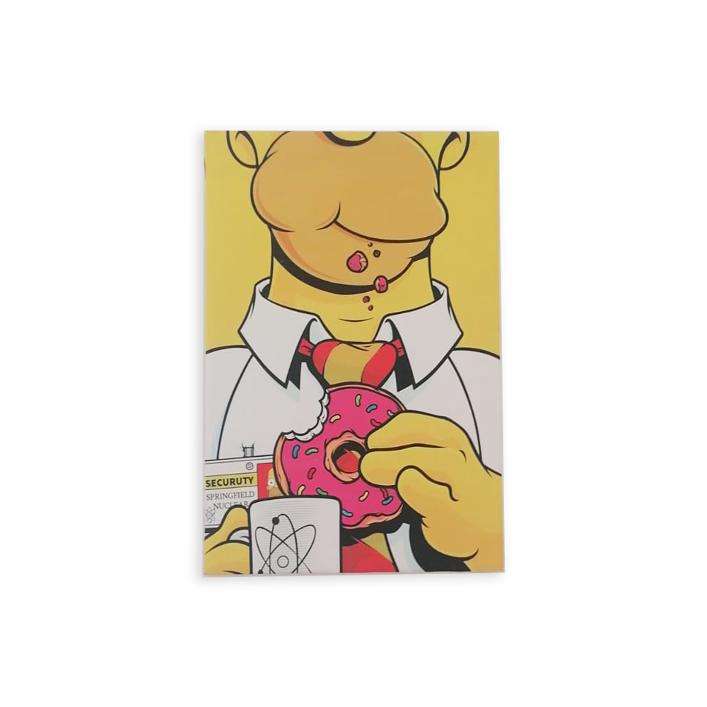 CUADRO CANVAS DECORATIVO DISEÑO HOMERO 40X60cm impresión GRAN FORMATO