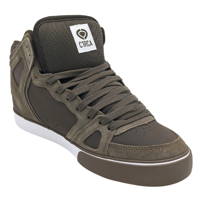 Tenis Circa 99 Vulc Hi Café-blanco 0623 Para Hombre